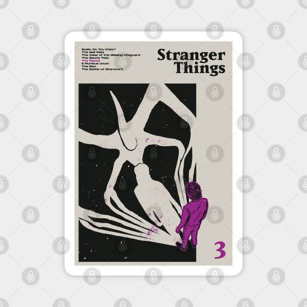 Stranger Things Season 3 Poster Art - Stranger Things - Magnet | TeePublic