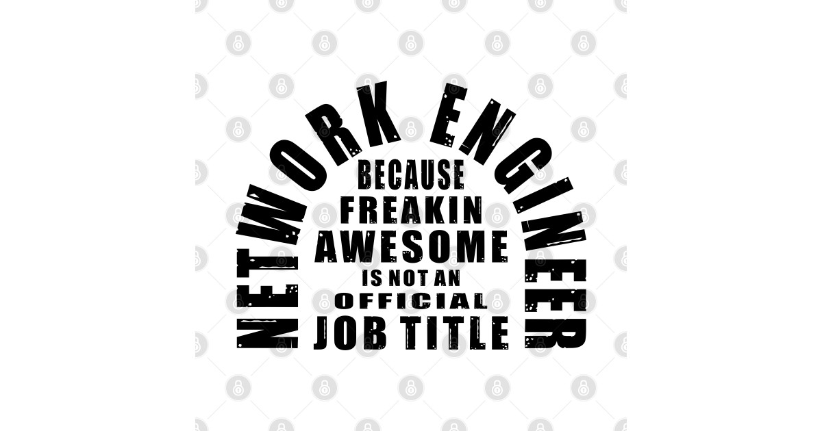 Network Engineer - Network Engineers - Sticker | TeePublic