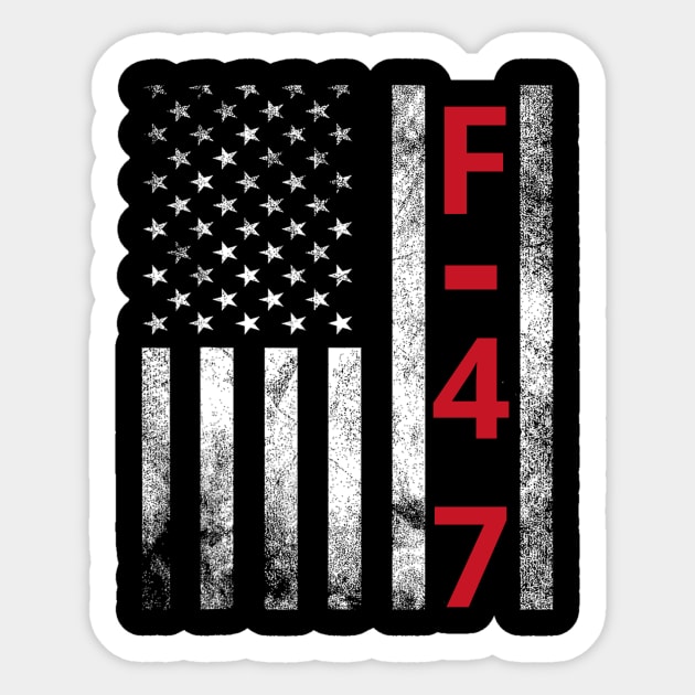 F47 Fighter Jet Trump F-47 Jet Fighter Aircraft - Fighter - Sticker ...