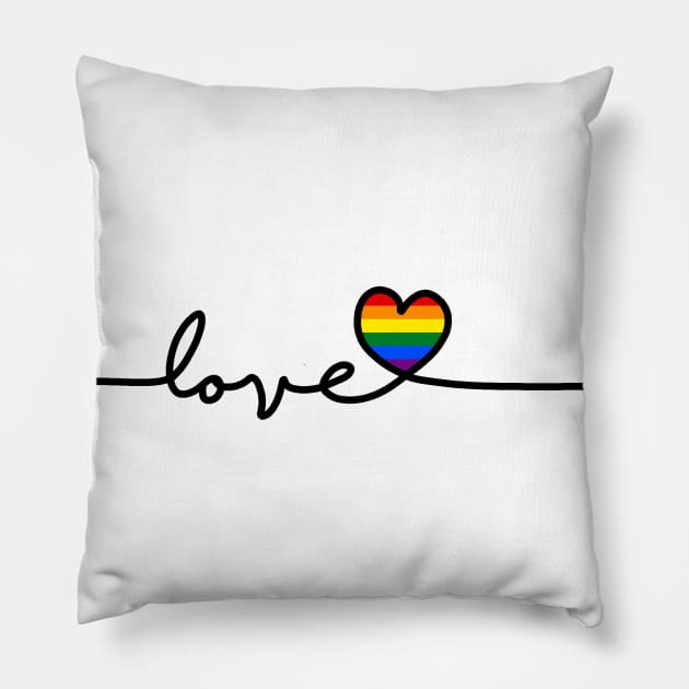 LGBT Love - Lgbt - Pillow | TeePublic