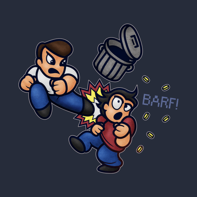 City River Ransom Barf - River City Ransom - T-Shirt | TeePublic