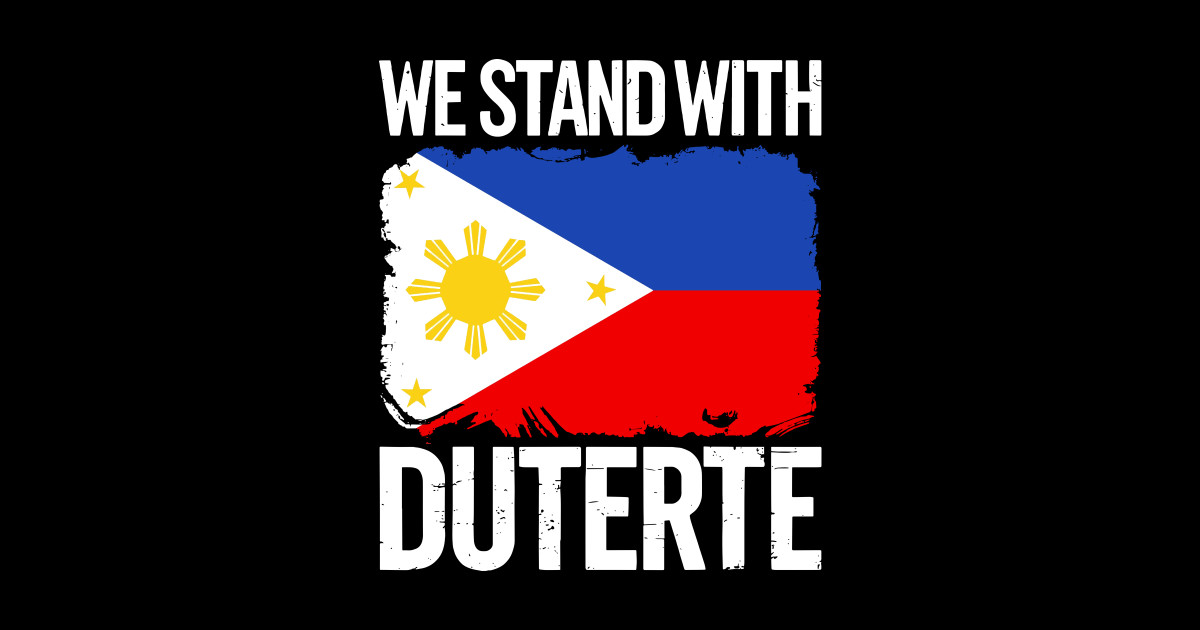 Supporter Dig-ong Dute-rte Philippine DU30 Flag Tee - Free Duterte ...
