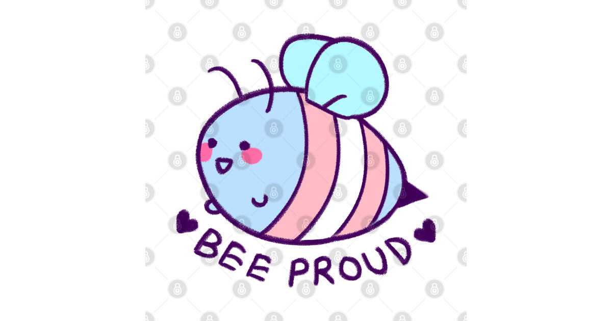 BEE proud: transgender flag - Pride - T-Shirt | TeePublic