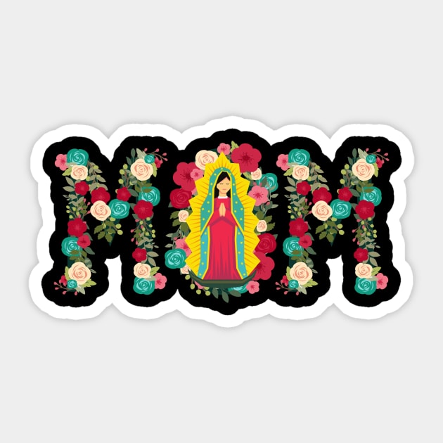 Mom Virgin Mary - Mom - Sticker | TeePublic