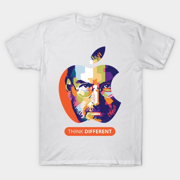 Steve Jobs Apple Artwork - Steve Jobs - T-Shirt | TeePublic
