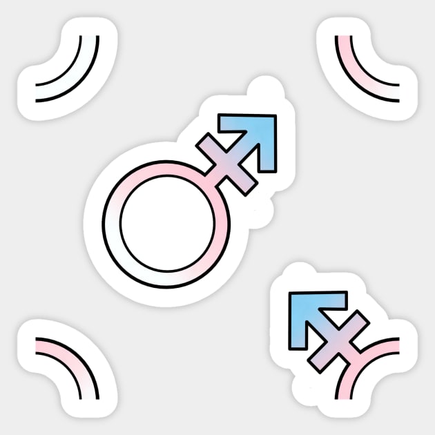 Transgender Sign - Transgender - Sticker | TeePublic