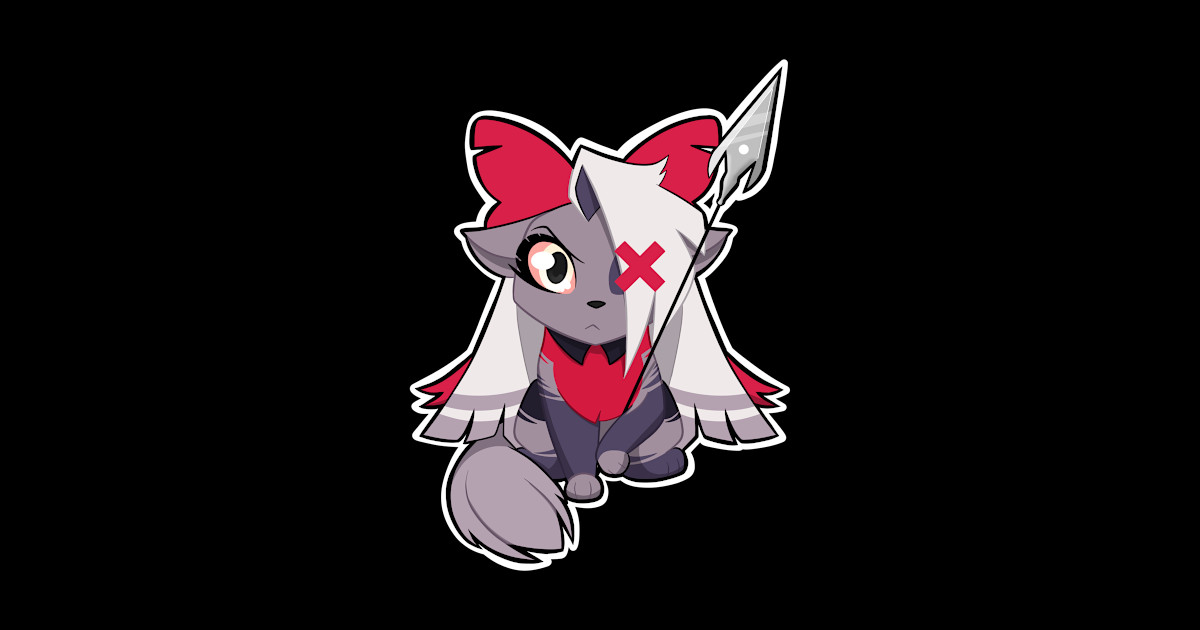 Vaggie the Cat - Hazbin Hotel - Sticker | TeePublic