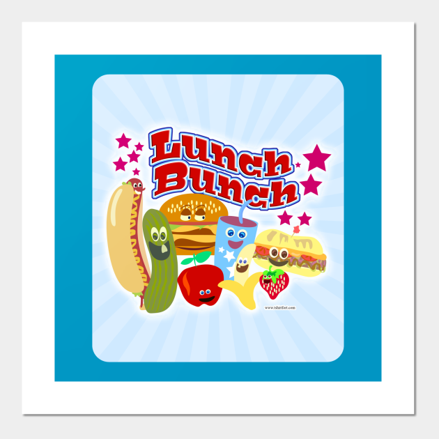 Lunch Bunch - Happy Food - Posters and Art Prints | TeePublic
