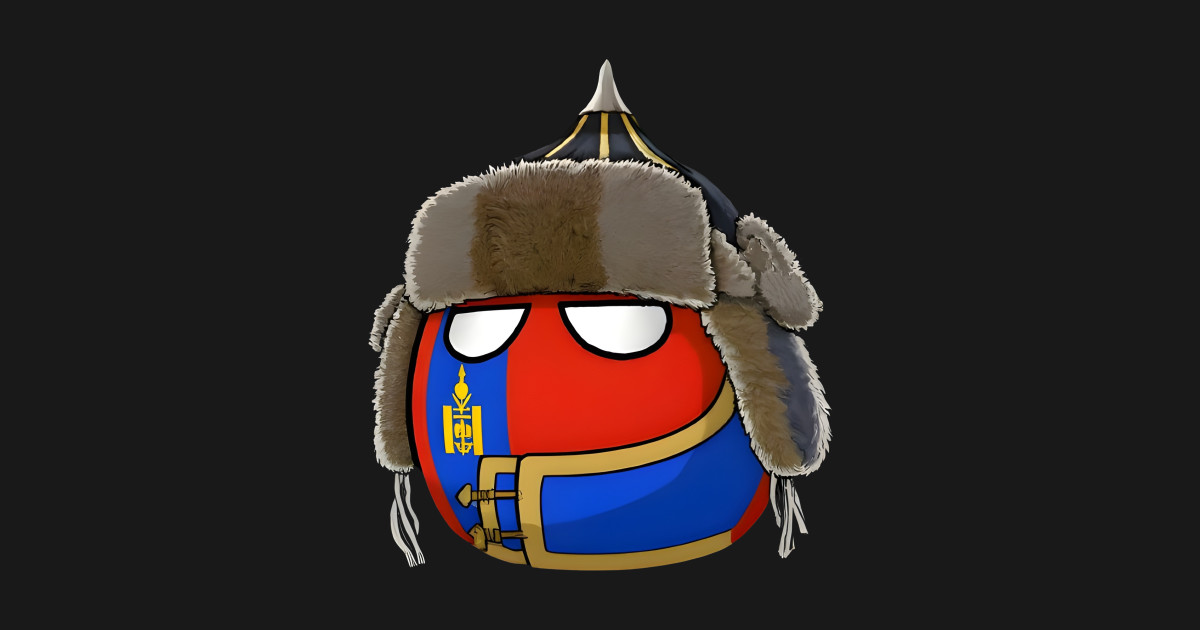 Mongolia Polandball - Countryball - T-Shirt | TeePublic