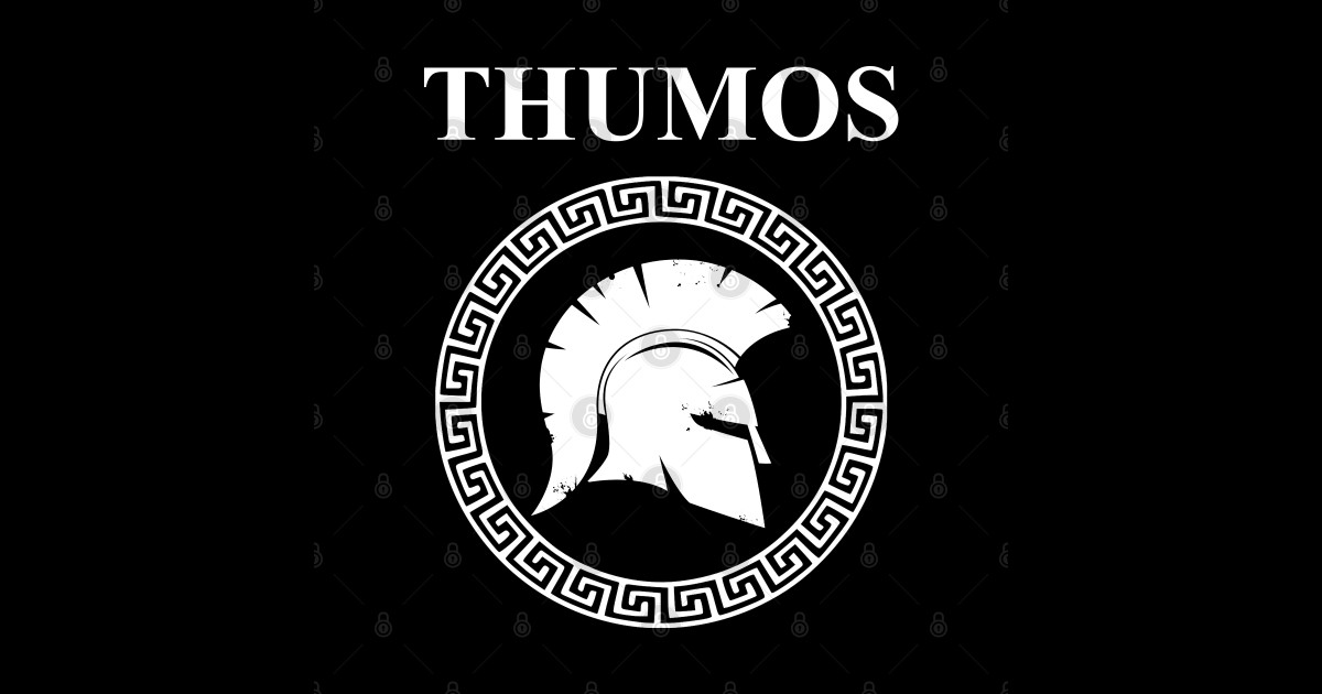 Thumos Ancient Greek Glory, Passion and Spiritedness - Thumos - Sticker ...