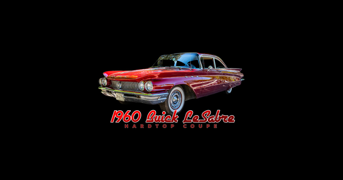 1960 Buick LeSabre Hardtop Coupe - 1960 Buick Lesabre Coupe - Sticker ...