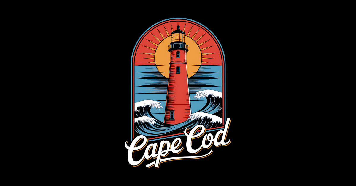 Cape Cod 2025 Cape Cod retro sun lighthouse - Cape Cod 2025 Cape Cod ...