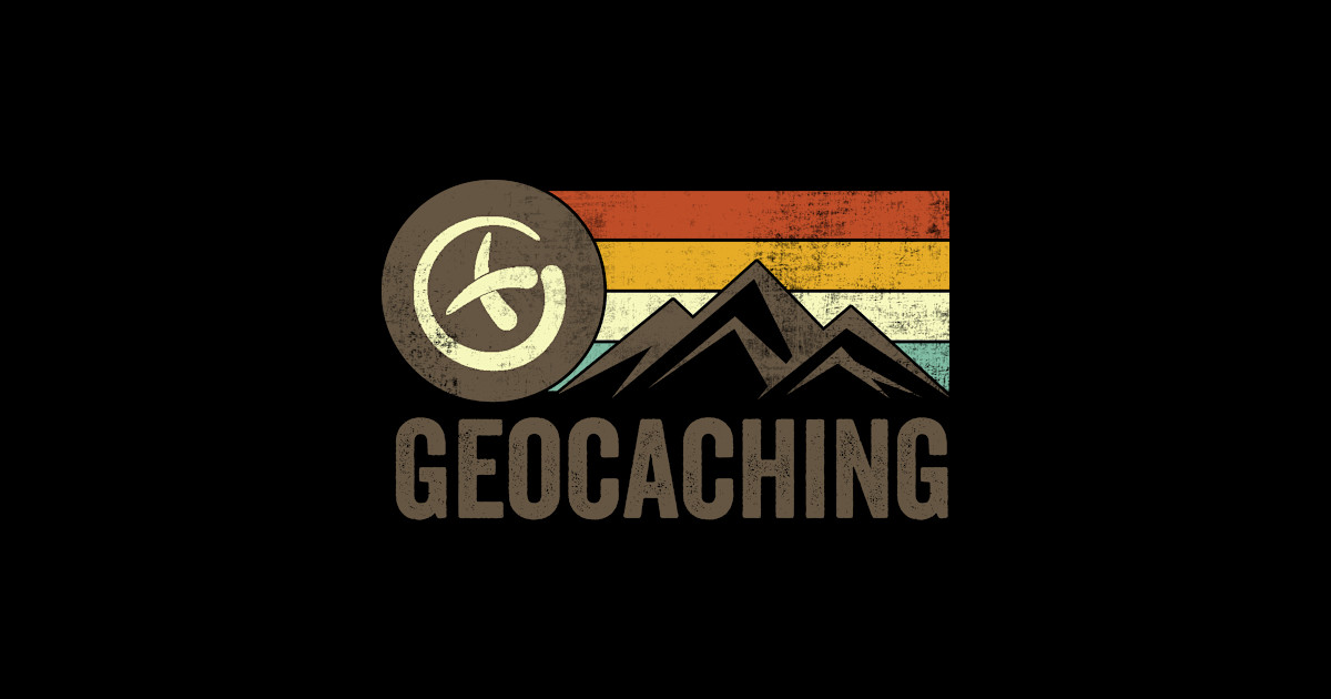 Geocaching Retro Vintage - Geocaching - Posters and Art Prints | TeePublic