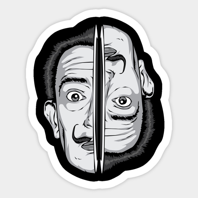 Salvador Dali - Salvador - Sticker | TeePublic