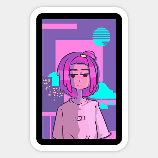 Lofi girl - Lofi Girl - Sticker | TeePublic