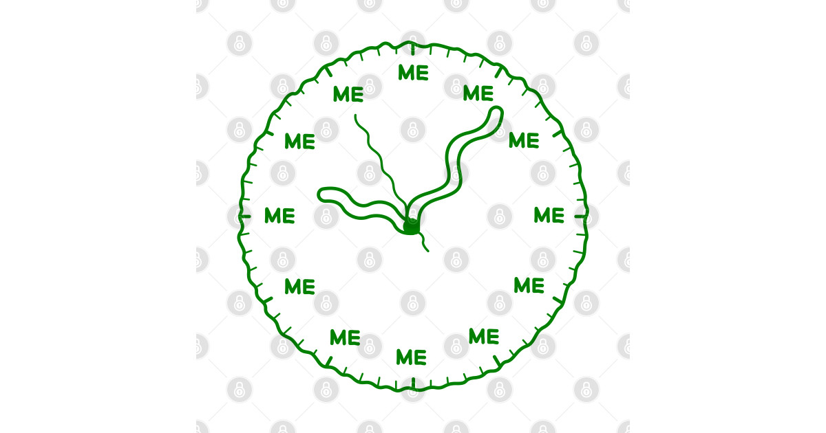 Me O'Clock Green Front Back - Me - T-Shirt | TeePublic