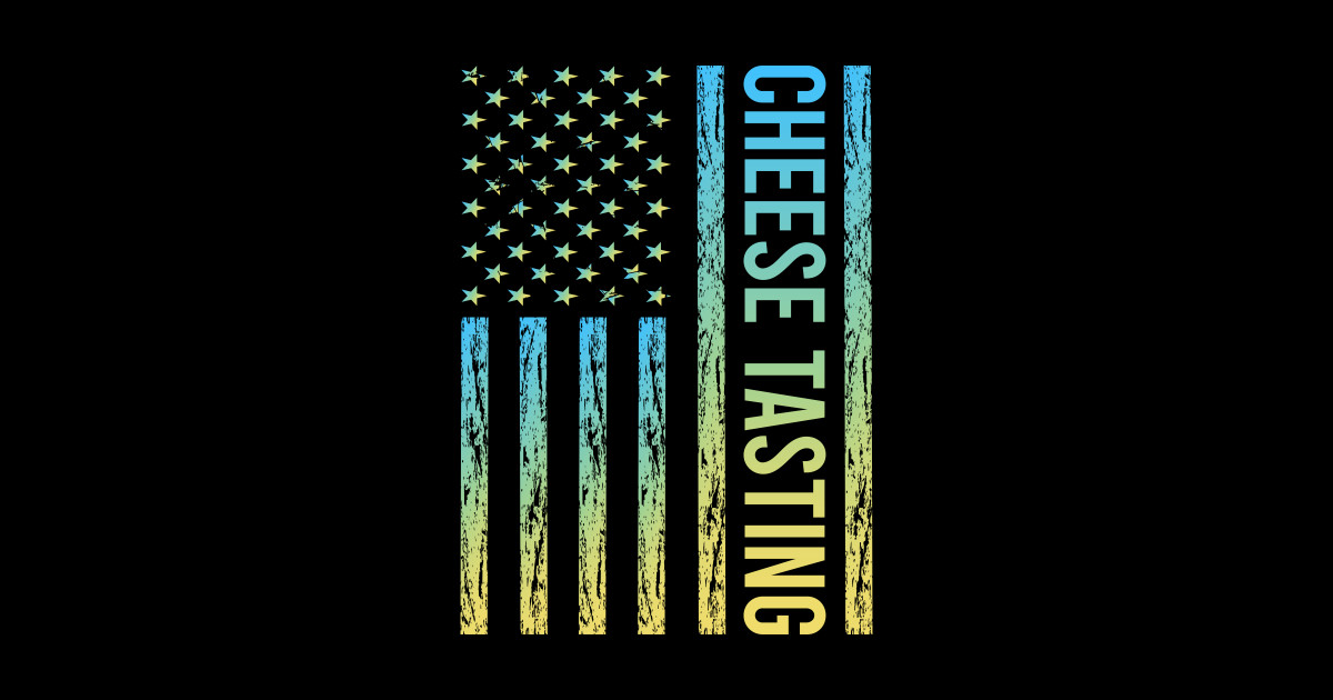 Gradient Flag 02 Cheese Tasting - Cheese Tasting - Sticker | TeePublic