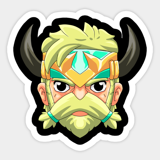 Bodvar Brawlhalla - Brawlhalla - Sticker | TeePublic