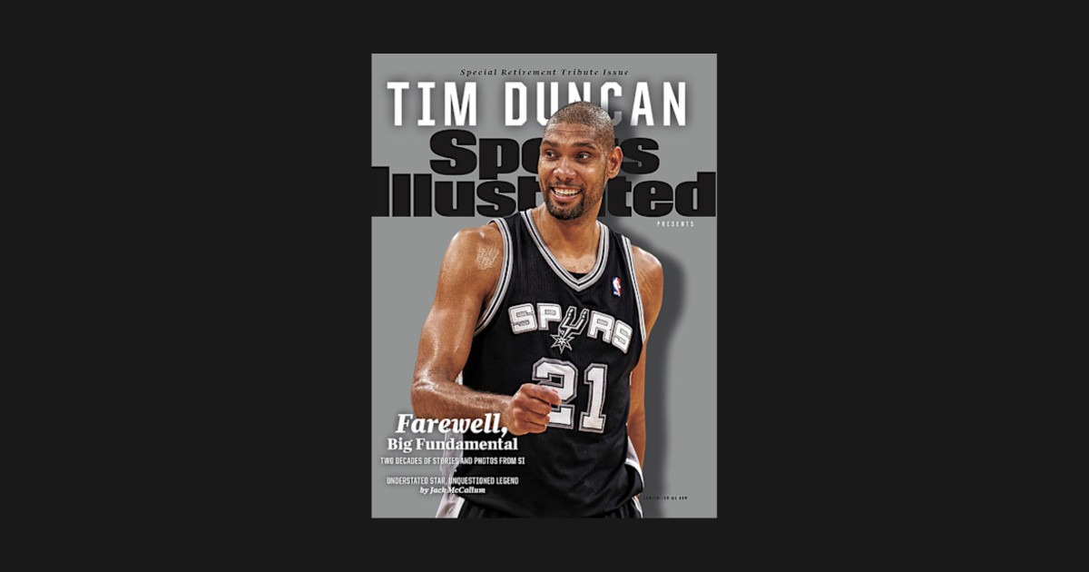 Tim Duncan Farewell Big Fundamental - Tim Duncan - T-Shirt | TeePublic