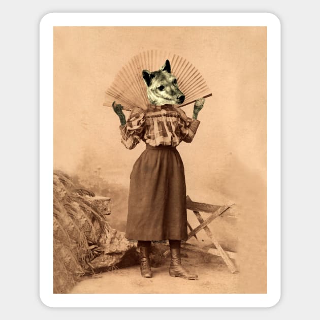 Tasmanian Girl - Surreal - Sticker | TeePublic