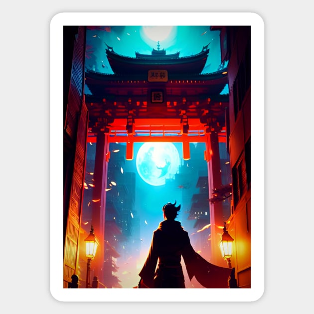 The Man Standing Japanese Torii Gate. - The Man Standing Japanese Torii ...