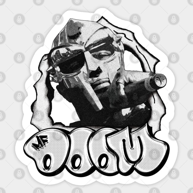 MF DOOM PIXEL - Rapper - Sticker | TeePublic