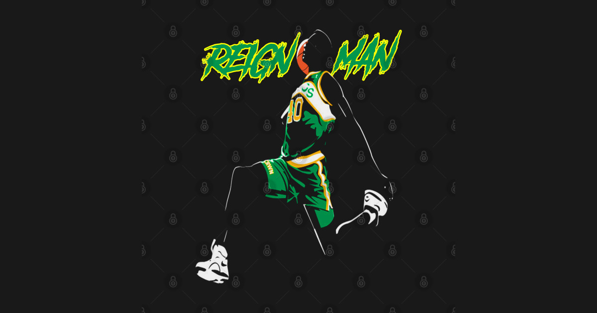 THE REIGN MAN SHAWN KEMP - The Reign Man - T-Shirt | TeePublic