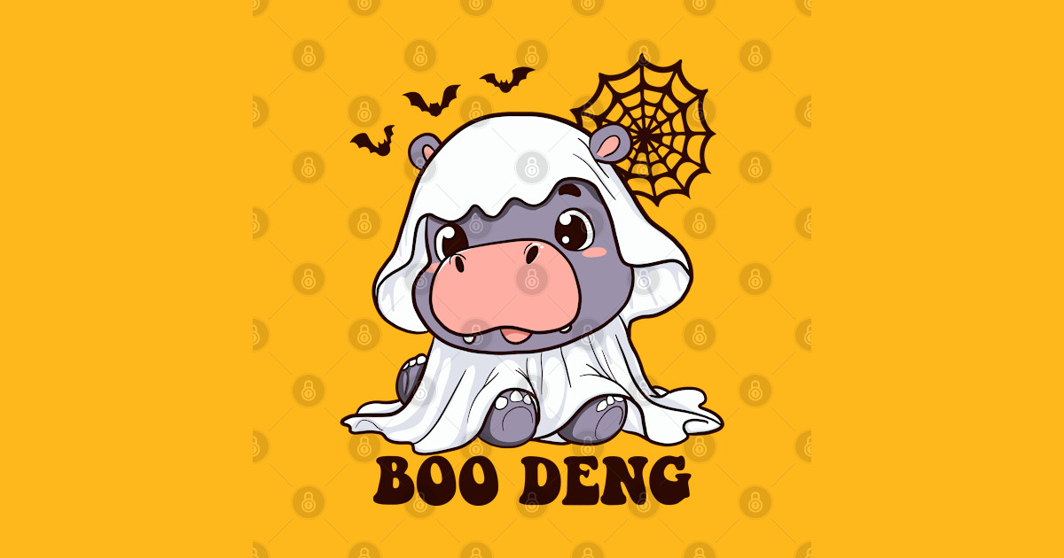 Boo Deng Halloween - Moo Deng Halloween - Boo Deng - T-Shirt | TeePublic