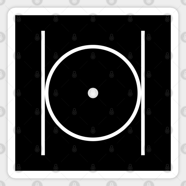 Point Within A Circle Masonic Freemason - Masonic - Magnet | TeePublic