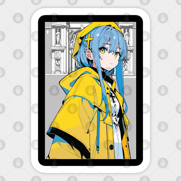 Luce vatican mascot - Luce - Sticker | TeePublic