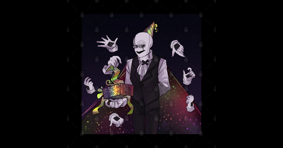 Gaster - Undertale - Sticker | TeePublic