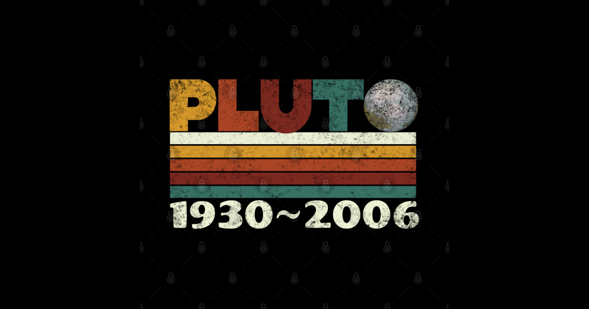Pluto. vintage. - Pluto - Sticker | TeePublic