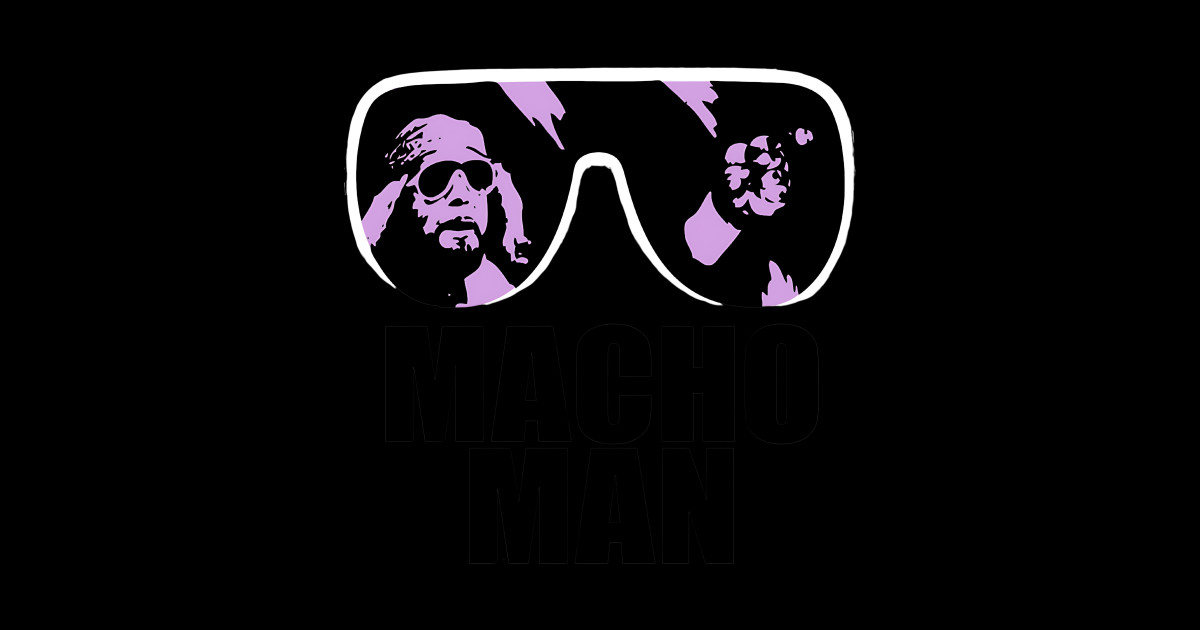 Macho man randy savage logo - Macho Man Randy Savage - Sticker | TeePublic