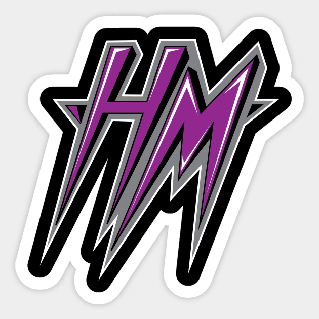 HM Logo - Herr Metal - Sticker | TeePublic