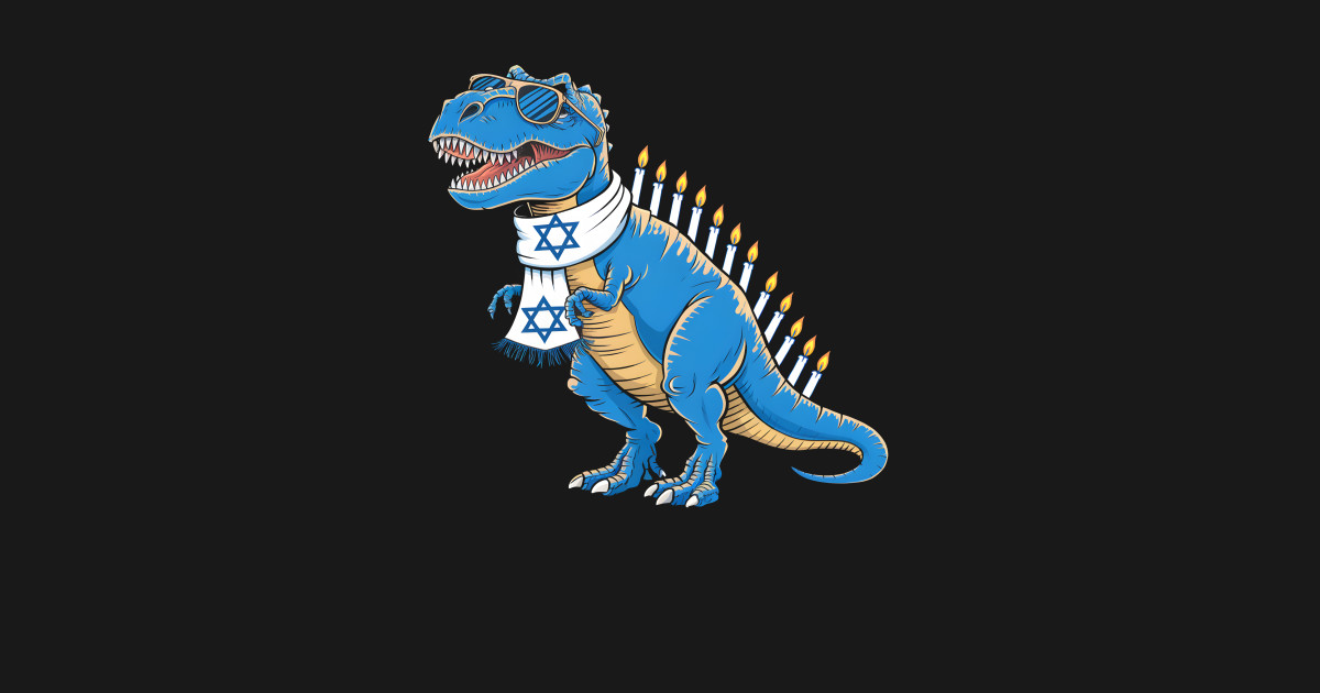 Menorasaurus Rex Shirt T Rex Dinosaur Hanukkah Gifts - Menorasaurus Rex ...