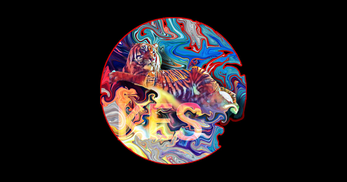 KES Tiger Chill - Tiger - Sticker | TeePublic