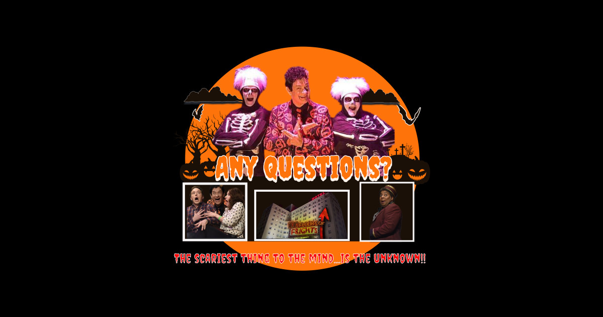 Any Question? - David S Pumpkins - Sticker | TeePublic