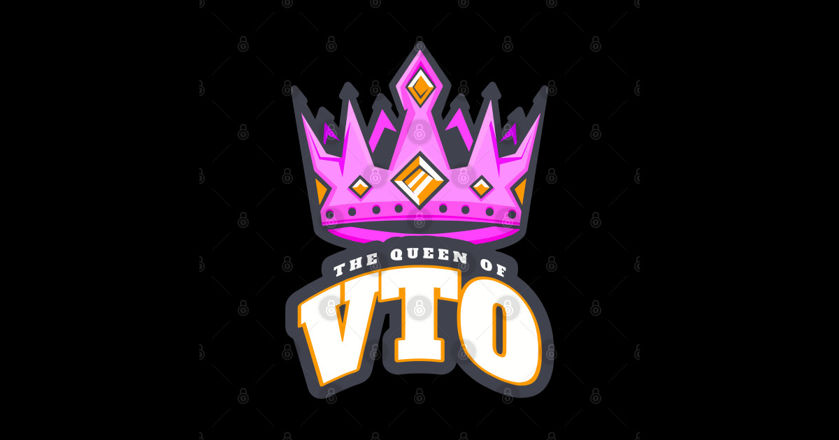 Queen of VTO - Voluntary Time Off - Swagazon - Sticker | TeePublic