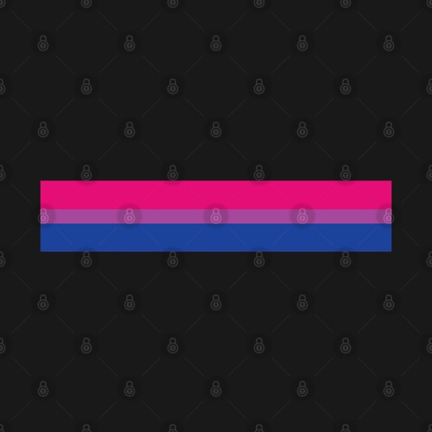 Bisexual Pride Flag: Retro Horizontal Stripes - Bisexual Pride Flag - T ...