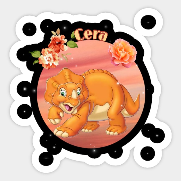 cera the land before time - Land Before Time - Sticker | TeePublic