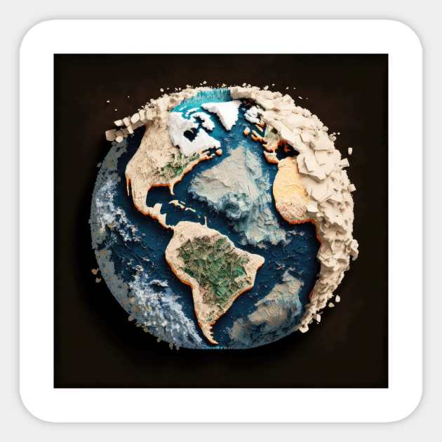 earth concept global warming - Earth Concept Global Warming - Sticker ...