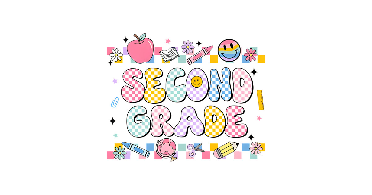 Retro Back to School Bundle, second grade, First Day of School, School ...