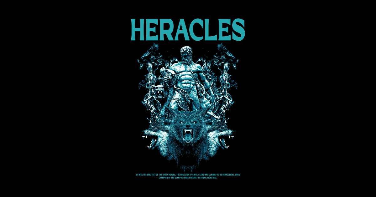 greek god heracles - Greek Gods - Sticker | TeePublic