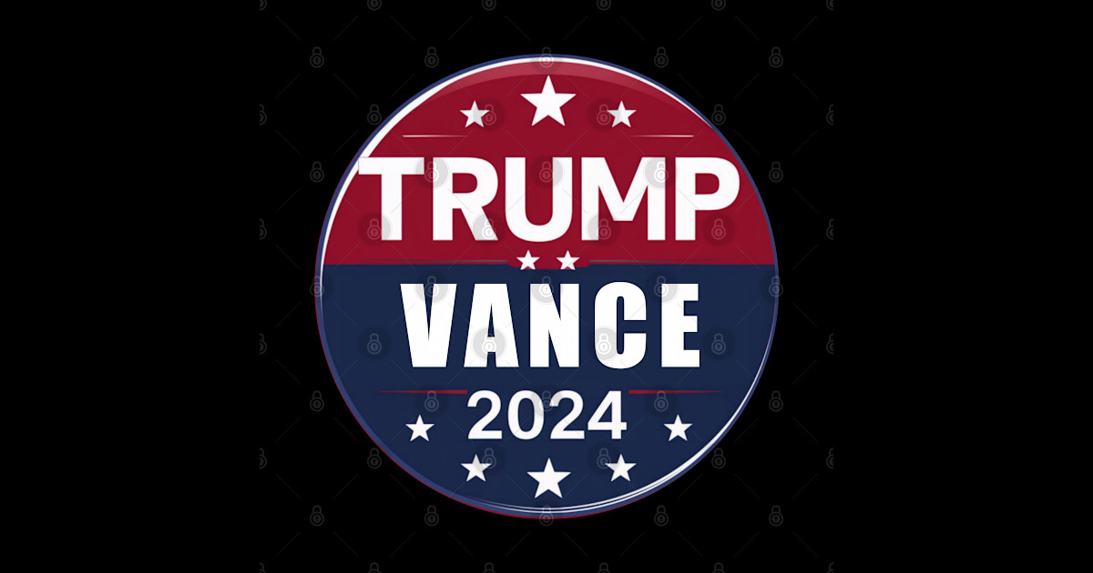 Support Trump Vance 2024 with this Bold Campaign - Trump Vance 2024 - Sticker | TeePublic