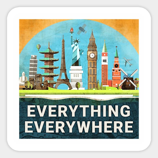 Everything Everywhere Logo - Podcast - Sticker | TeePublic