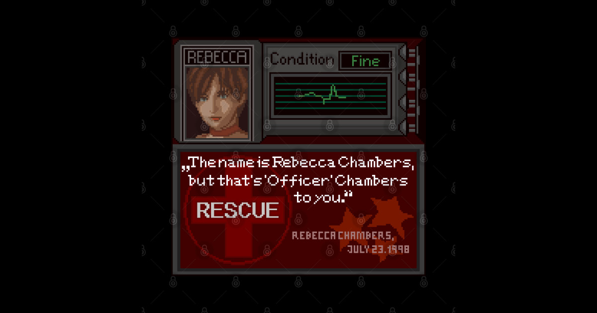 Resident Evil Pixel Art - Resident Evil - Sticker | TeePublic