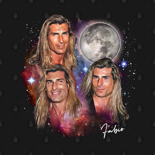 Fabio / Sexy 80s Aesthetic Design - Fabio - T-Shirt | TeePublic