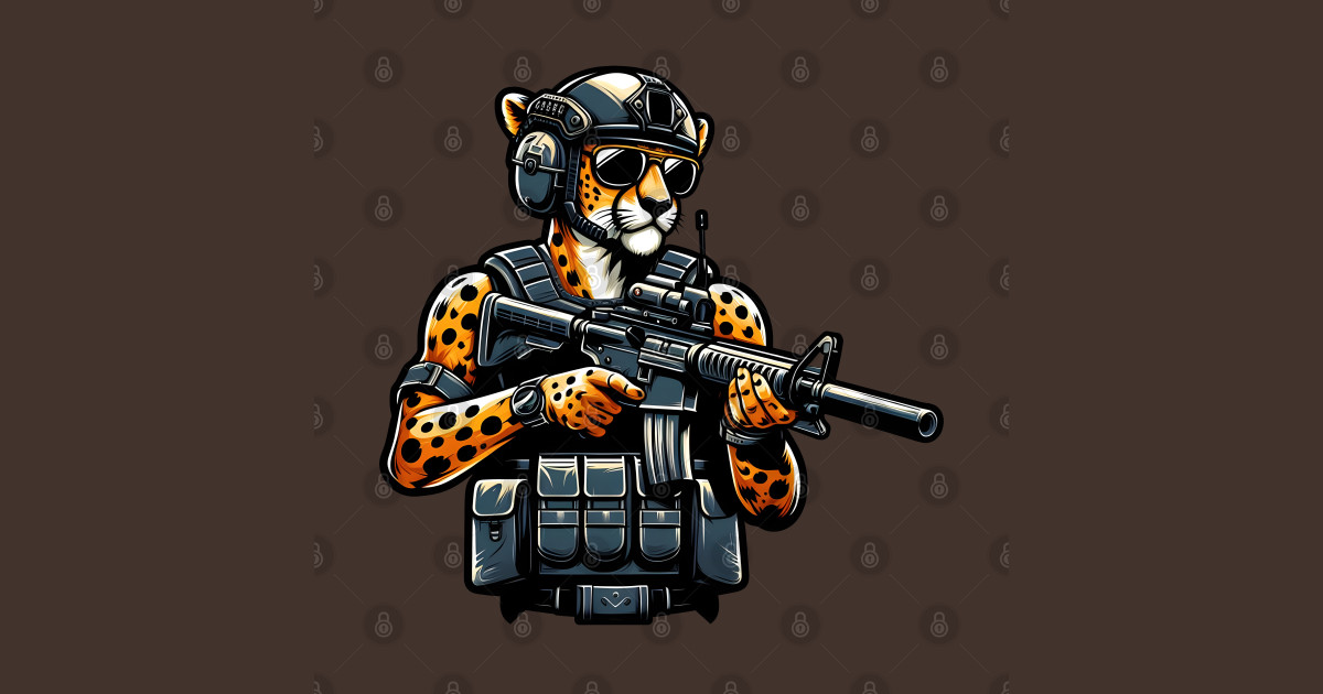Tactical Tiger - Tiger - T-Shirt | TeePublic