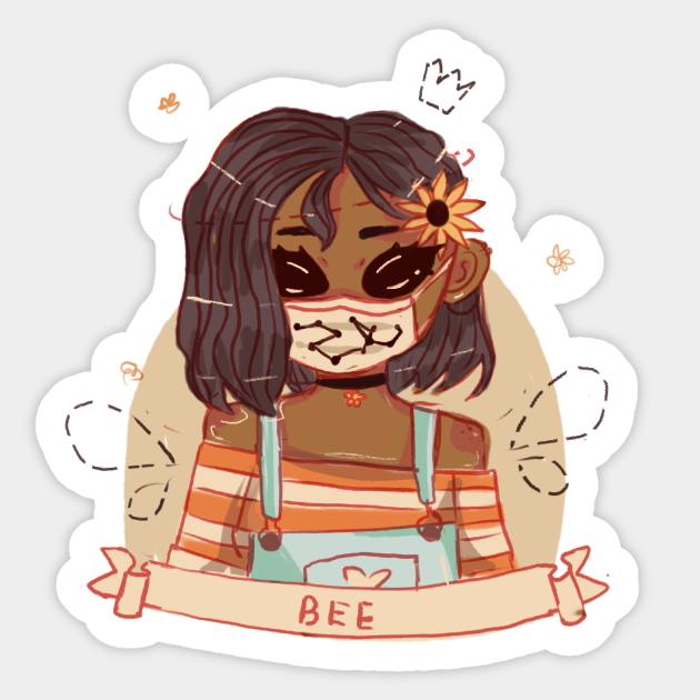 Bee oc design - Bee - Sticker | TeePublic