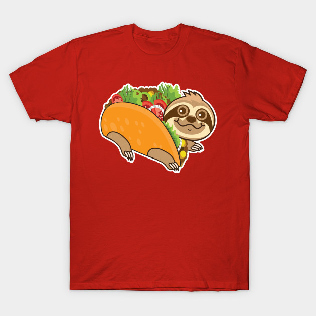 Sloth Taco - Sloth - T-Shirt | TeePublic